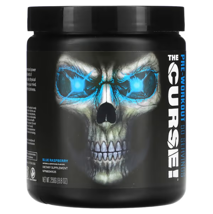 JNX Sports, The Curse, Pre-Workout, Blue Raspberry, 8.8 oz (250 g ...